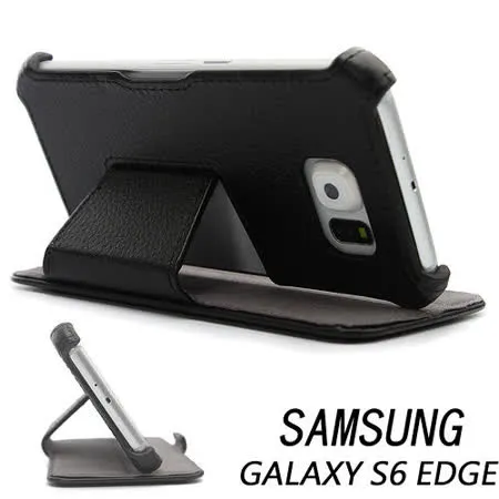 三星 Samsung GALAXY S6 edge G9250/ SM-G9250 專用側掀式可斜立筆記本皮套 保護套 4566945 ...
