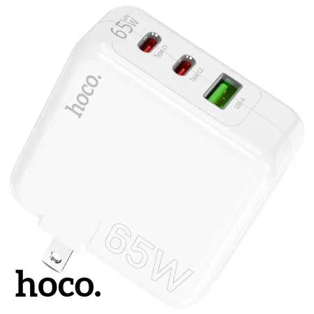 hoco.C115 PD65W三口(2C1A)充電器(US) 8625872 - friDay購物