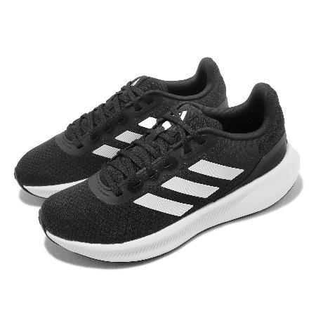 adidas 慢跑鞋 Runfalcon 3.0 W 女鞋 黑 白 路跑 緩震 入門款 運動鞋 愛迪達 HP7556 8703363 ...