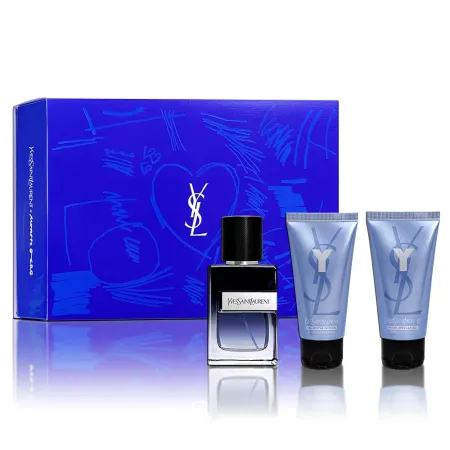 YSL 2024 520 限量Y男香禮盒(淡香精60ML+沐浴膠50ML+鬍後乳50ML) 8717826 - friDay購物