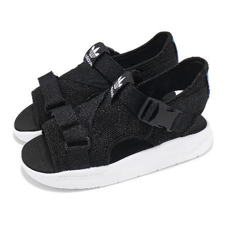 adidas 童鞋 360 Sandal 3.0 C 中童 小朋友 黑 白 涼鞋 涼拖鞋 魔鬼氈 三葉草 愛迪達 HQ6046 8742716 ...