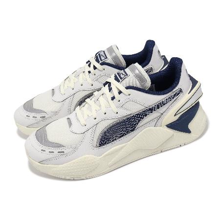 Puma 休閒鞋 RS-X 男鞋 灰 藍 40周年紀念 拼接 反光 復古 低筒 39533901 8778100 - friDay購物
