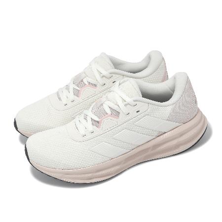 adidas 慢跑鞋 Galaxy 7 W 女鞋 米白 粉 緩衝 回彈 運動鞋 愛迪達 ID8768 8974313 - friDay購物