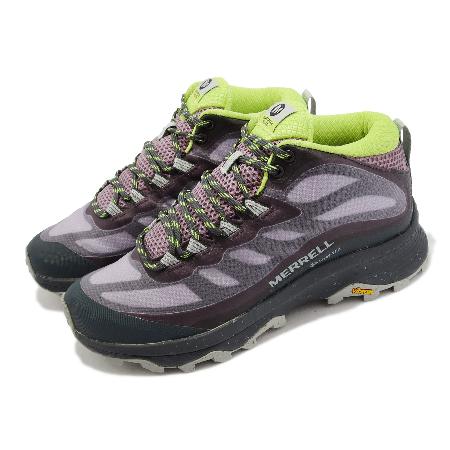 Merrell 戶外鞋 Moab Speed Mid GTX 女鞋 紫黑 綠 防水 襪套式 登山 ML067516 9028354 ...