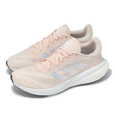 adidas 慢跑鞋 Supernova 3 W 女鞋 粉紅 白 緩衝 輕量 路跑 愛迪達 IE4342 9222899 - friDay購物